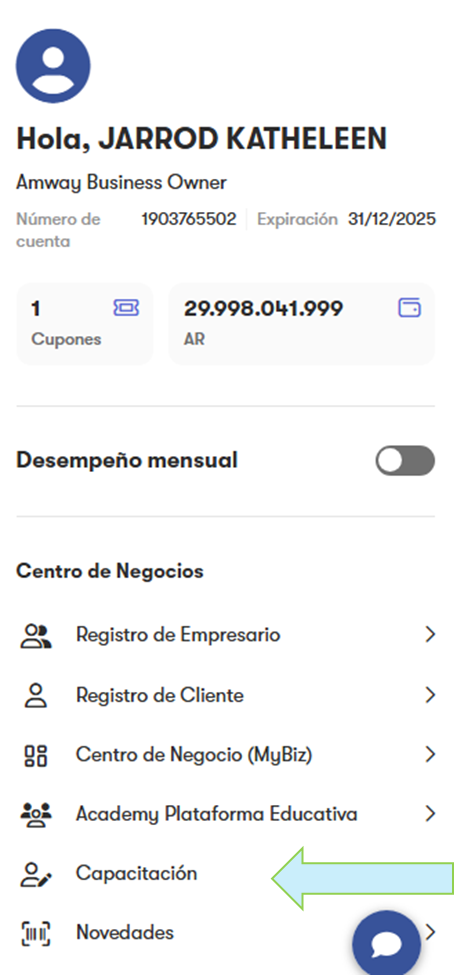 NUEVA WEB - CÓMO NAVEGAR EN AMWAY ACADEMY – LATAM Centro de Ayuda